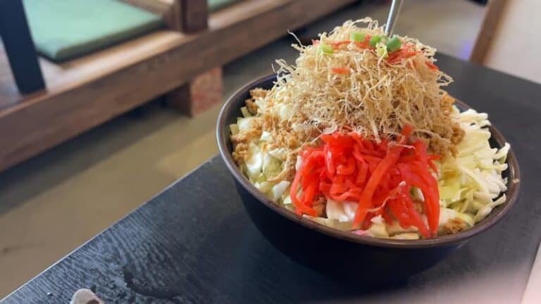 Monjayaki (もんじゃ焼き) is like Okonomiyaki but different. Food in Japan