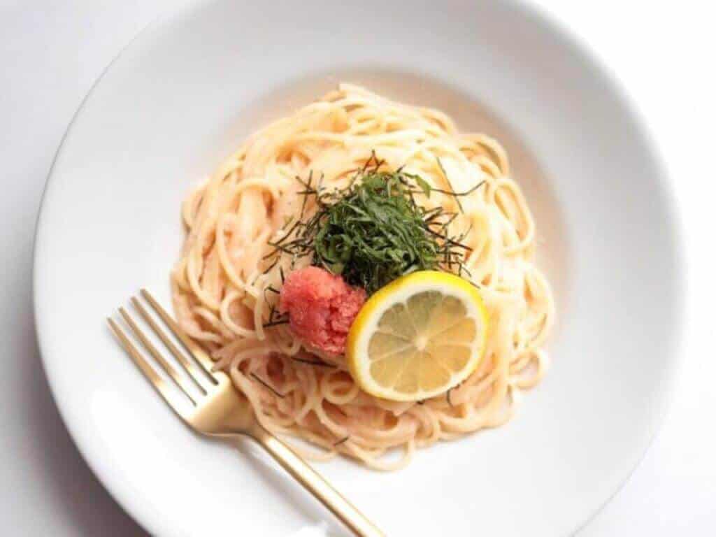 Mentaiko pasta - Pasta dish made with Mentaiko